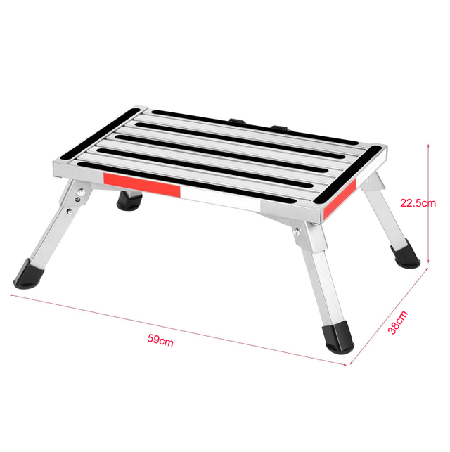 China Folding aluminum platform step stool Rv ladder manufacturers ...
