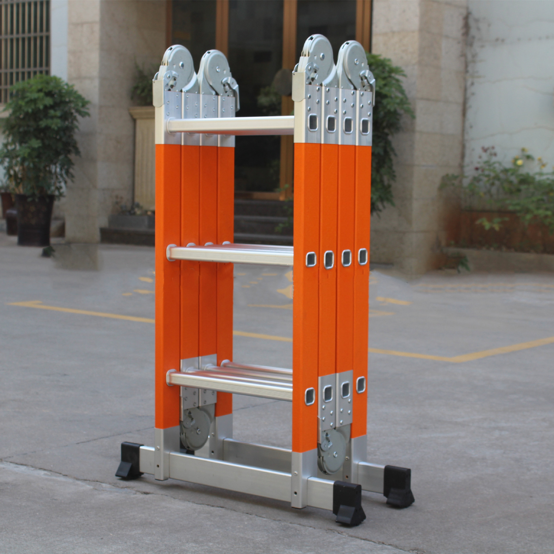 4*3 steps Industry FRP Glass Fibre folding Ladder - Buy frp ladder ...