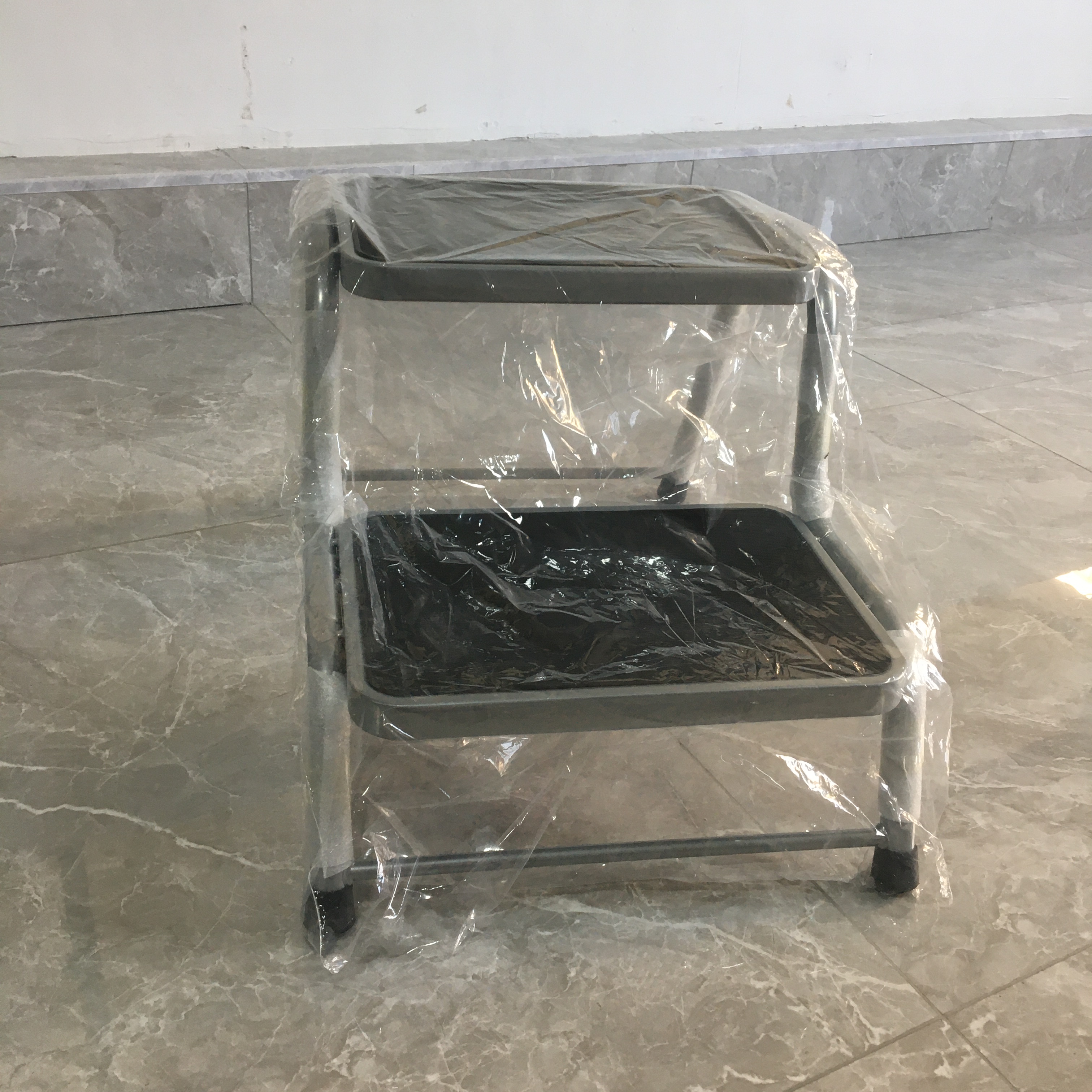 2 step steel stool ladder stair safe platform work stand hop up ...